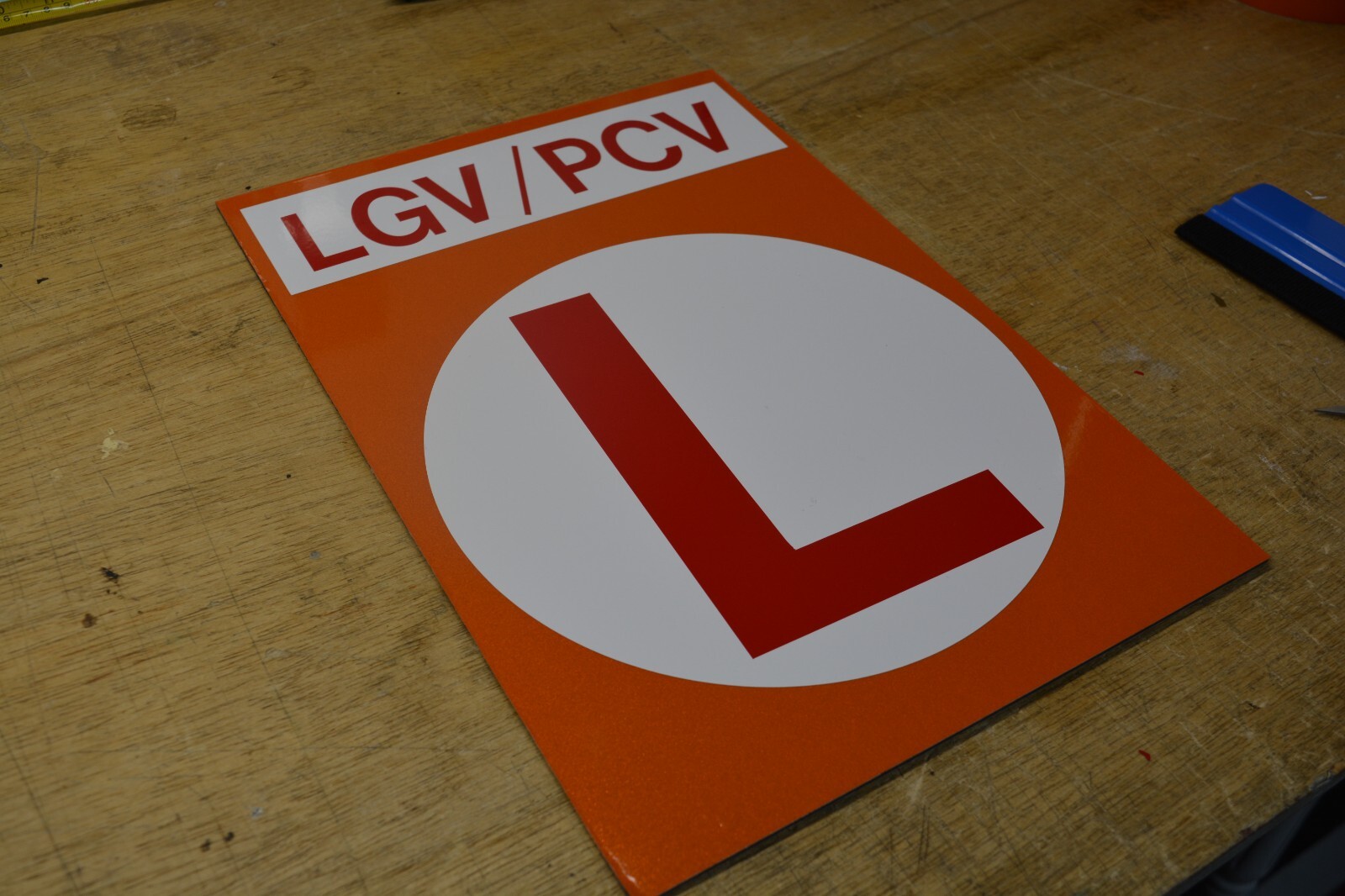 2 Rare HGV LGV PCV Truck Lorry Bus Haulage Learner Plate Sign ...