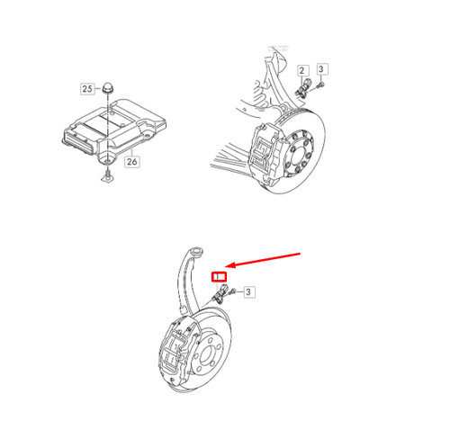 NEW OEM AUDI Q5 FY FRONT SPEED SENSOR 4M0927803C GENUINE | eBay
