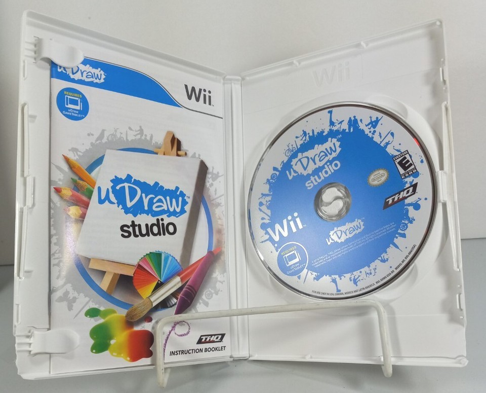 Nintendo Wii uDraw Game Tablet with Draw Studio and Doods Big Adventure ...