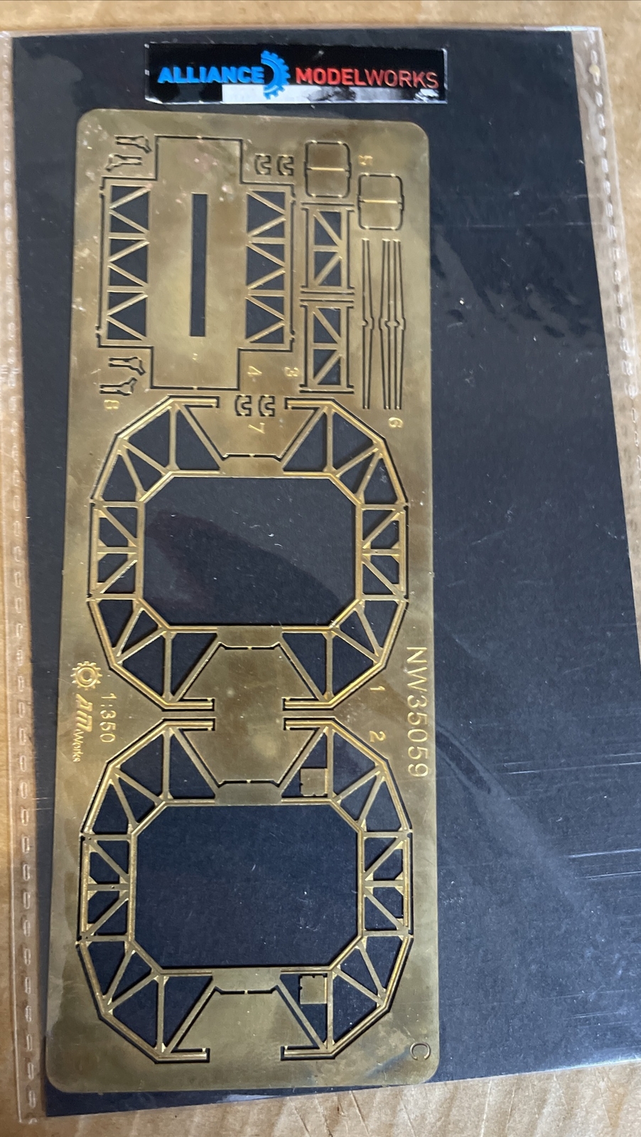 Alliance Model Works Photo Etch Only for NW35059 1/350 Hebaschiff SMS ...