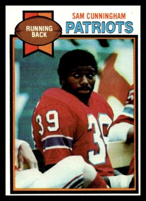 1979 TOPPS Football Trading Card #421 🏈 SAM CUNNINGHAM, New England ...