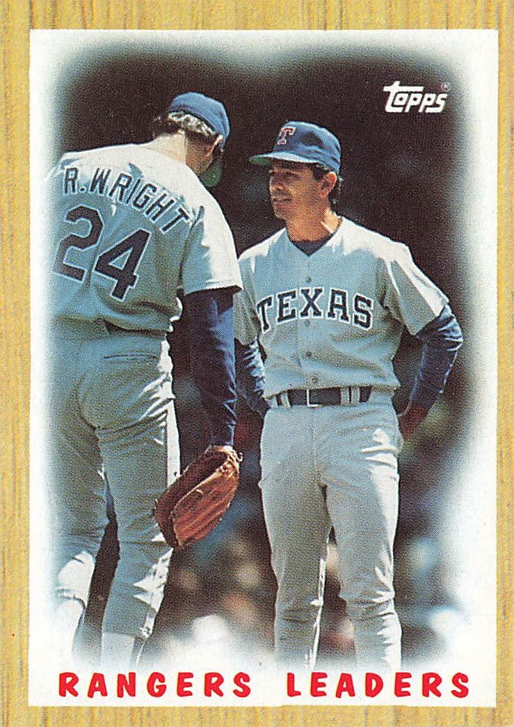 1987 Topps #656 Rangers Leaders TL Texas Rangers | eBay