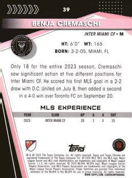 2024 Topps Chrome MLS Benja Cremaschi 39 Inter Miami CF | eBay