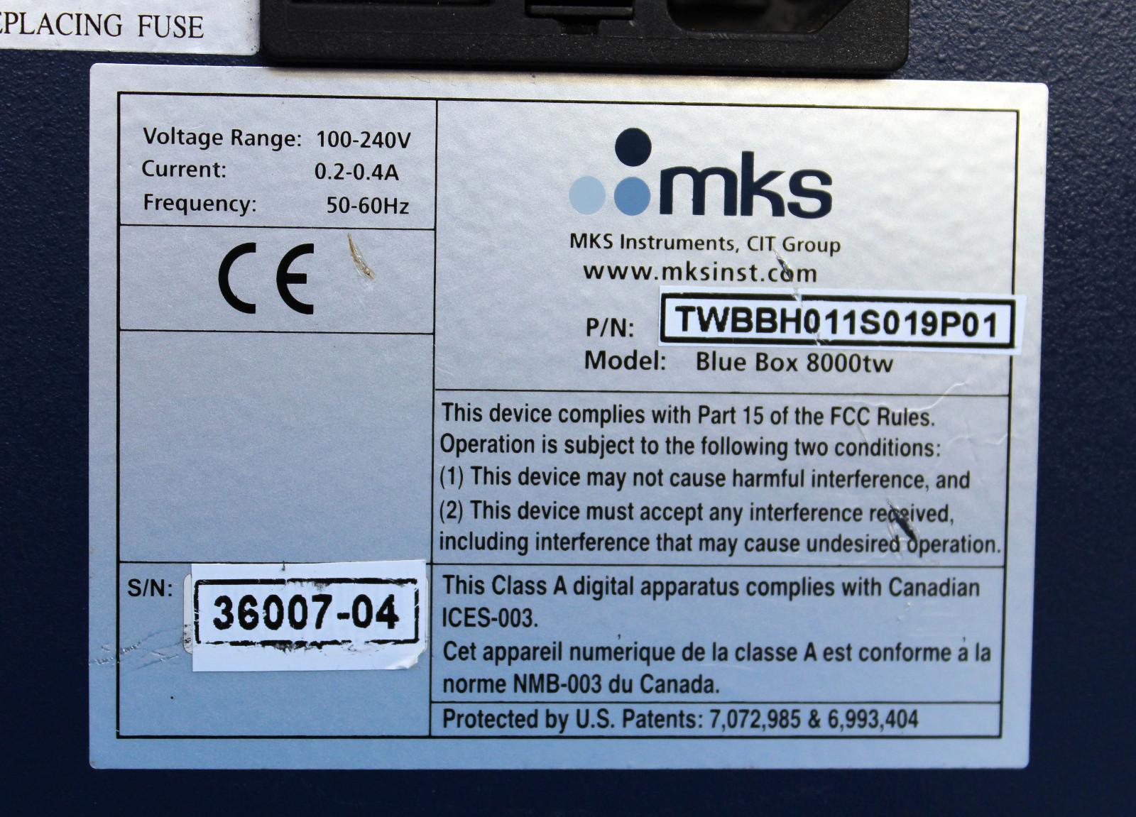 MKS TOOLweb RGA Blue Box 8000TW TWBBH011S019P01 | eBay