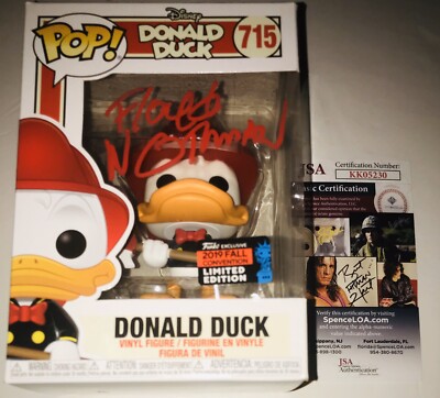 FLOYD NORMAN DISNEY ANIMATOR SIGNED AUTOGRAPHED DONALD DUCK FUNKO POP ...