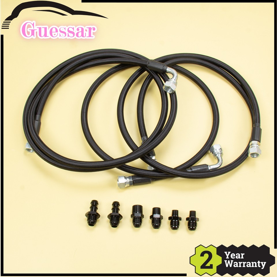 47RE 47RH Transmission Hose Lines Cooler SS Kit For Dodge Ram Cummins 5 ...