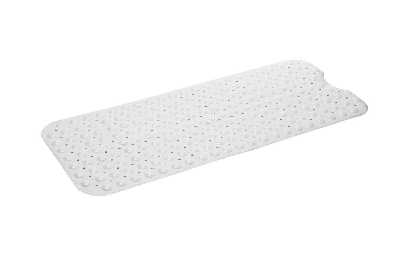 Simple Deluxe Slip-Resistant Bath Mat, Extra Long, Clear | eBay