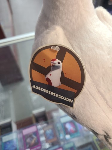 VERY RARE Team Fortress 2 Archimedes White Dove Plush w/ Tag | eBay