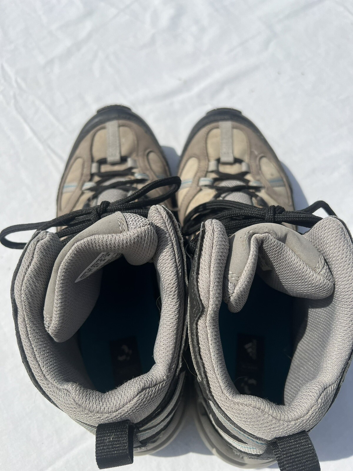 Adidas Hiking Boots Women's 8.5 Trail GeoFit Outdoor Leather Ankle ...