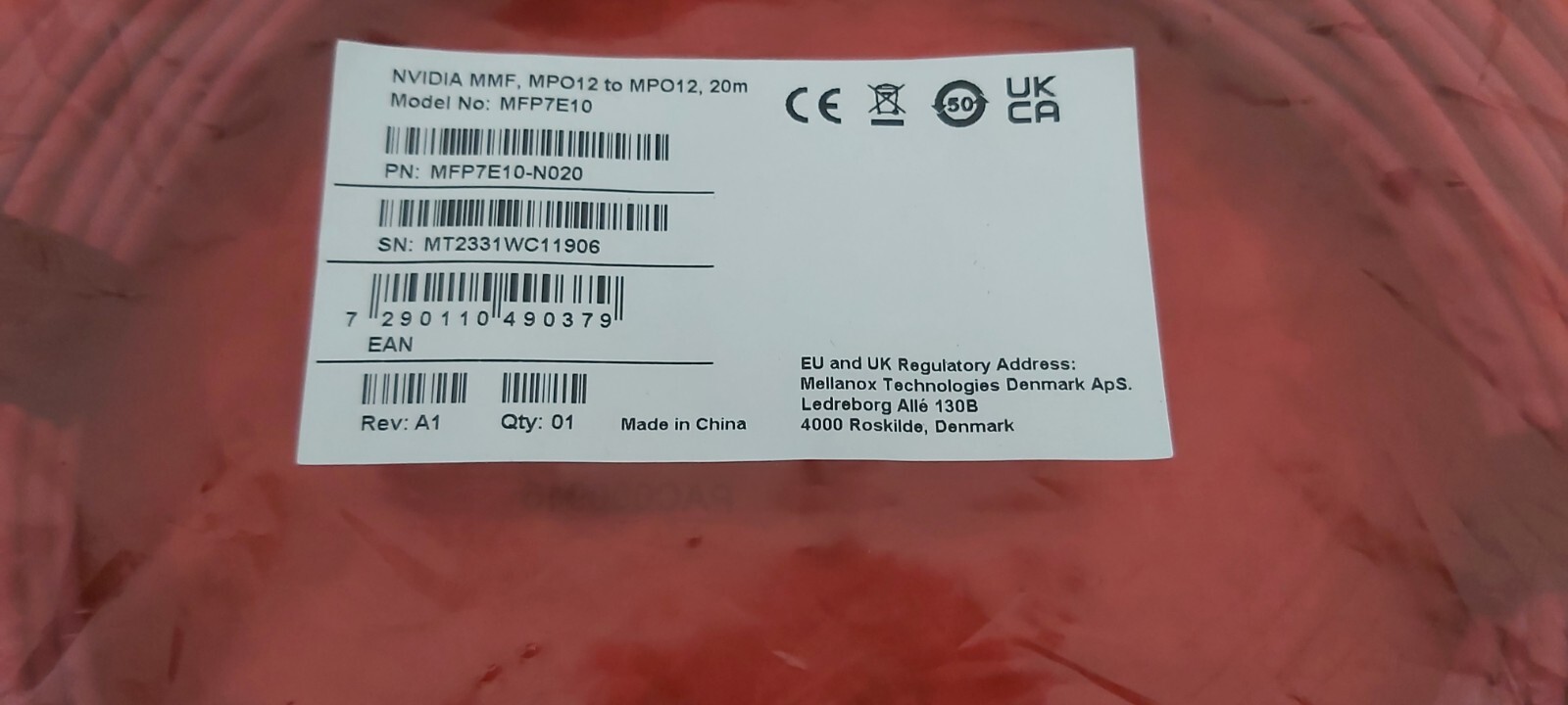 New NVidia Mellanox MFP7E10-N020 Cable MFP7E10 Offers Welcome! | eBay