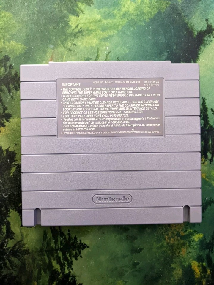 Super Game Boy Adapter Player (Super Nintendo SNES) GameBoy OEM Tested ...