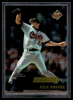 1996 Topps Chrome Rick Krivda Baltimore Orioles #142 *Noles2148* | eBay