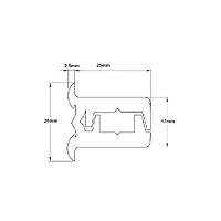 3 X Centaflex PVC Door Hinge 1200mm Lengths Black - Water and Dust ...