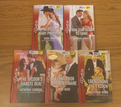 Lot 5 Harlequin Desire Romance Books 2535 2537 2538 2539 2540 | eBay