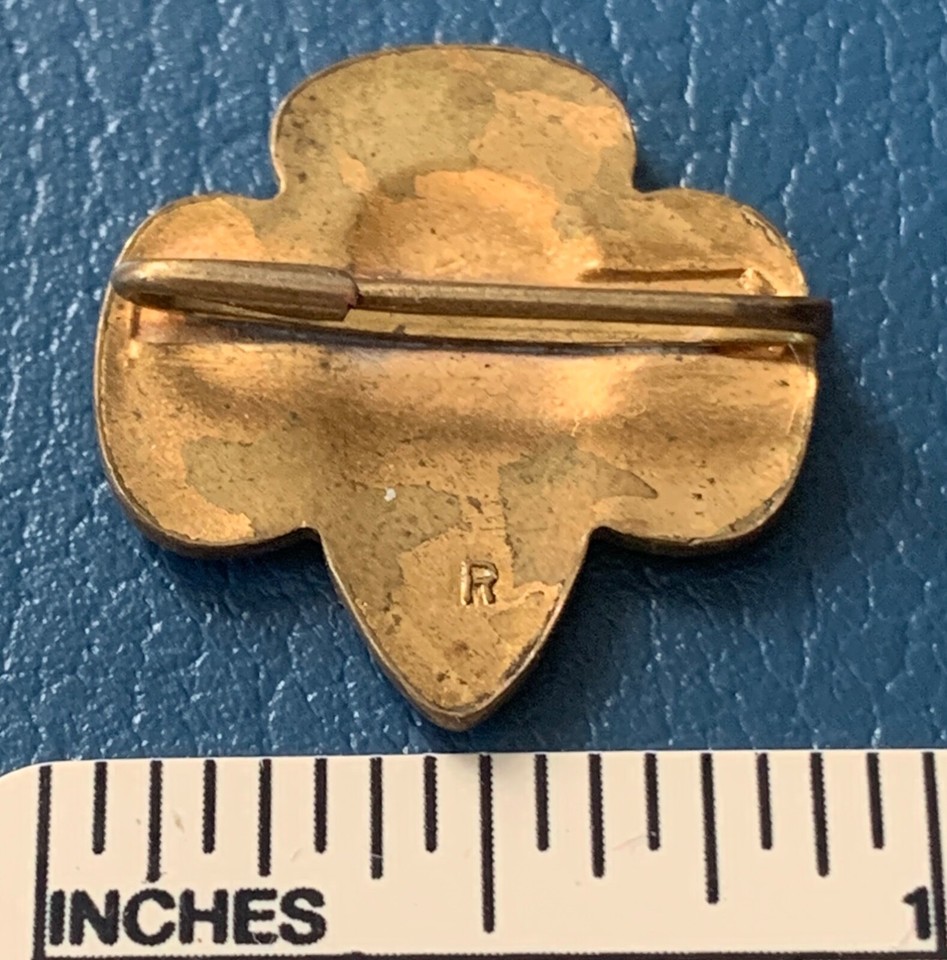 Vintage GIRL SCOUT Tenderfoot Rank Badge PIN GS Membership Uniform Sash ...