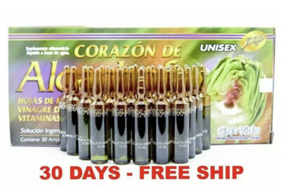 30 AMPOLLETAS de Alcachofa GN+Vida Artichoke Liquid Supplement 30 DAY ...