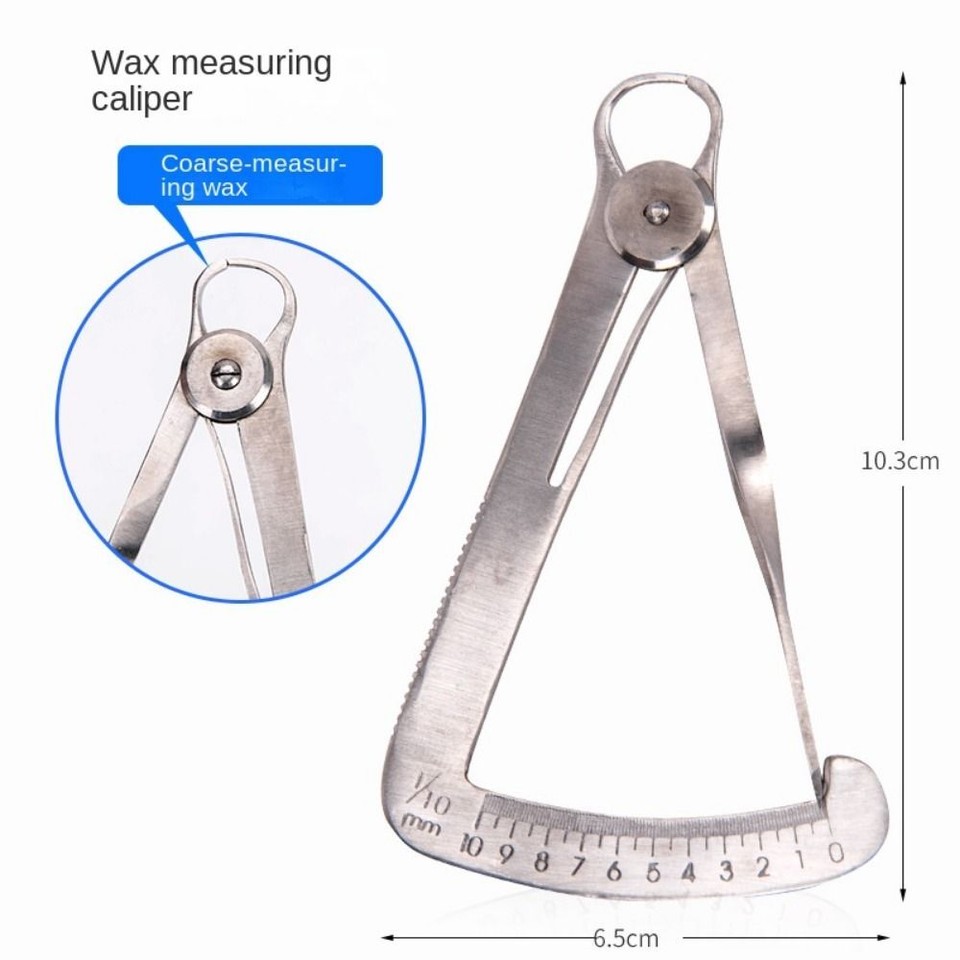 Instrument Dental Lab Tool Dental Caliper for Metal/Wax Dentist Gauge ...