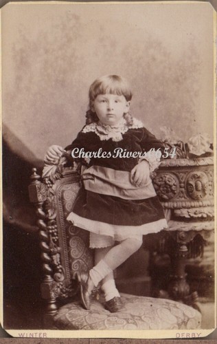 c1880 DERBY CDV CHILD NAMED JOHN PRICE WOOD see desc FAMILY HISTORY # ...