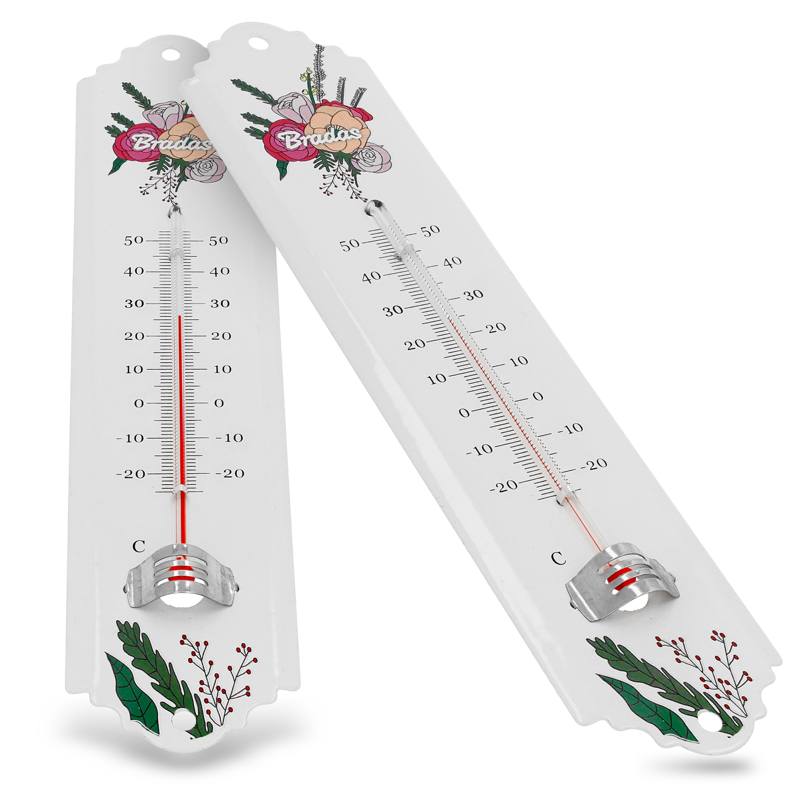 Wunderbar Außenthermometer Groß Metall Bild