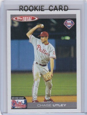 CHASE UTLEY ROOKIE CARD Philadelphia Phillies Baseball TOPPS TOTAL RC ...