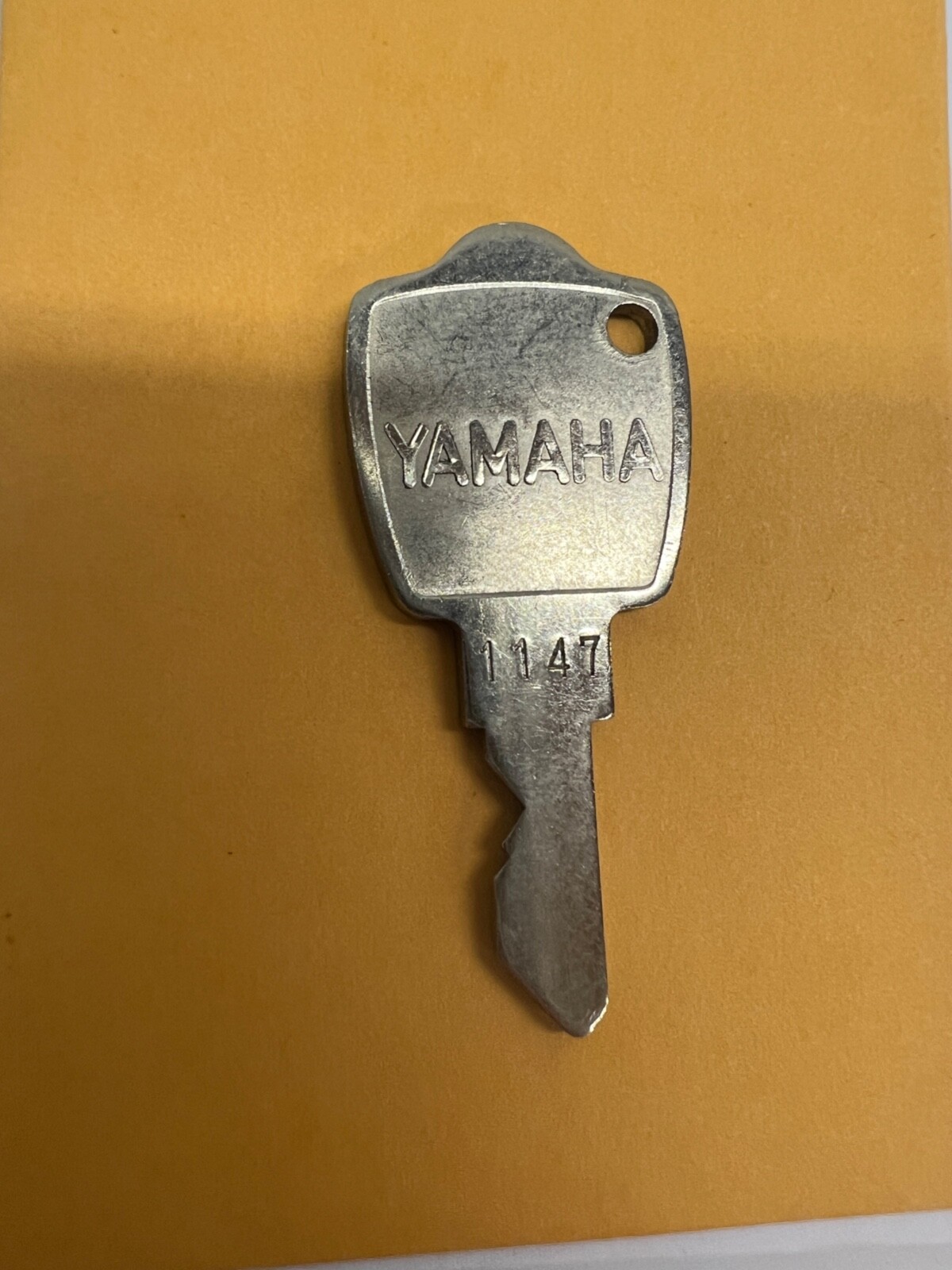 NOS YAMAHA MOTORCYCLE KEY GENUINE JAPAN ORIGINAL OEM PRE CUT # 1147 | eBay