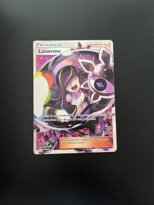 Pokémon TCG Lusamine Ultra Prism 153/156 Holo Full Art Ultra Rare | eBay