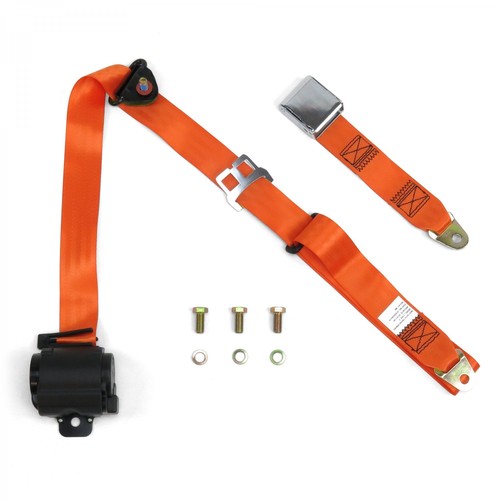 3Pt Orange Retractable Seat Belt Airplane Buckle - Each | eBay