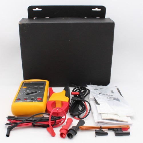 Fluke 87V True RMS Handheld Industrial Multimeter Service Combo Kit ...