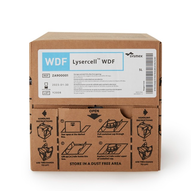 Sysmex Lysercell WDF ZA900001 Hematology Analyzer Lysing Reagent - 5l ...