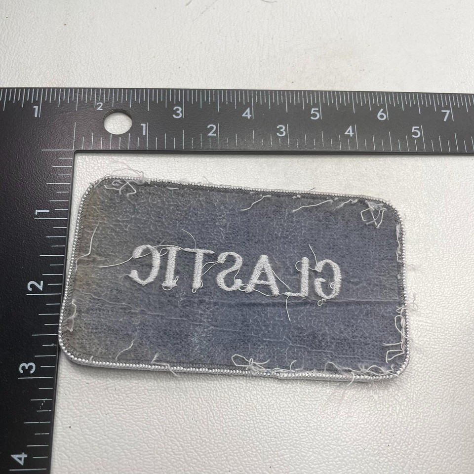 GLASTIC PATCH Recovered / Recycled Used Uniform Patch 28N | eBay