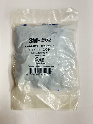 3M T-TAP Quick Wire Connector Blue 18-14 Gauge AWG Audio Alarm ...