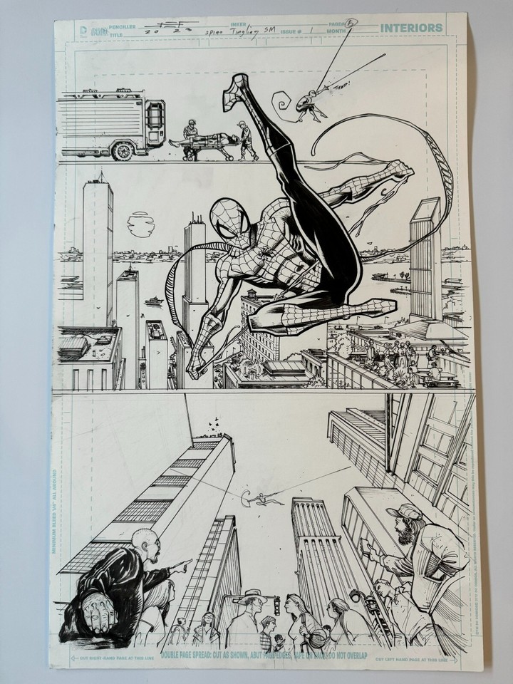 Spine Tingling Spider-Man #1 Page 5 Original Comic Art Signed (2023) | eBay