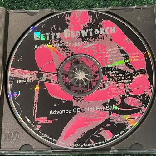 BETTY BLOWTORCH - Are You Man Enough - CD - RARE Advance Promo 2001 CD ...