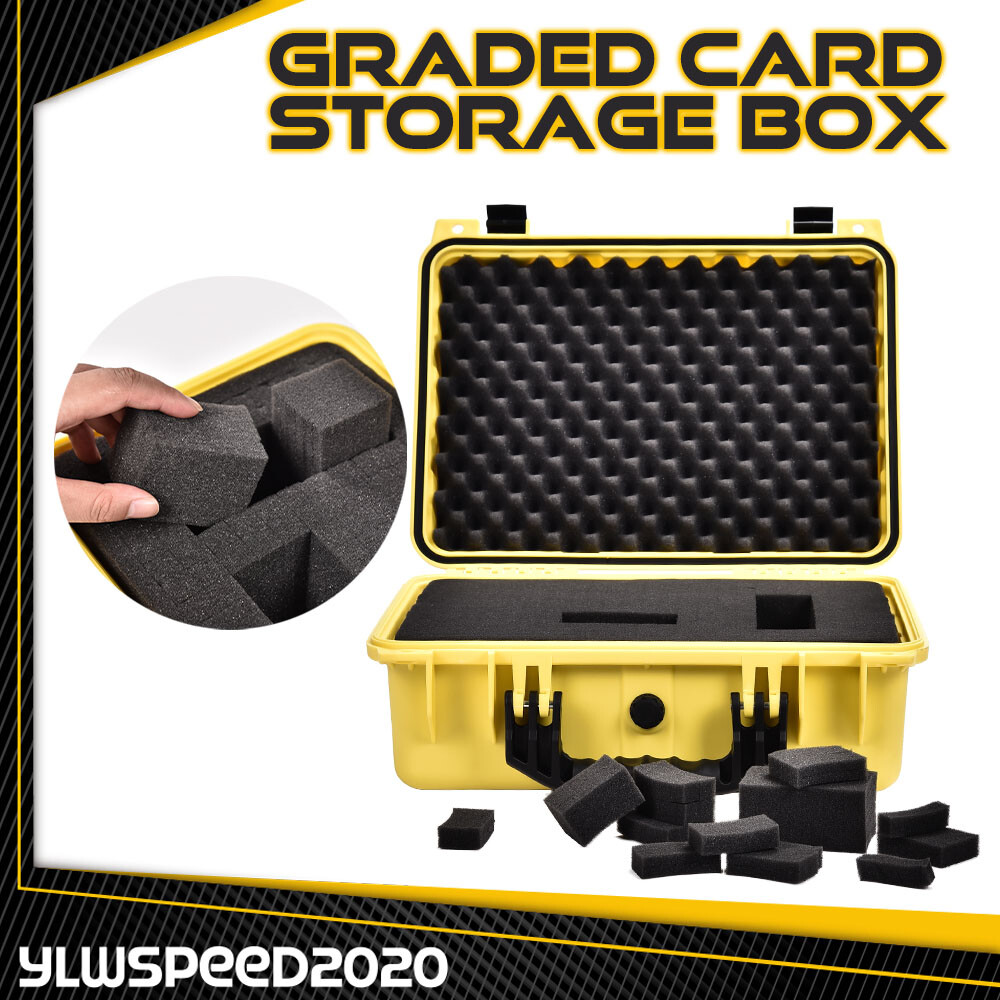 150CT Graded Card Storage Box Case Slab Holder Protector Weatherproof ...