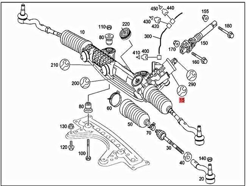 Genuine MERCEDES C215 C219 R171 R230 S211 V251 repair kit Rs valve ...