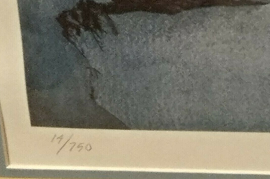 Charles Gause Limited Ed. S&N. "An Encouraging Word " 14/750 Unframed ...