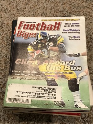 Football Digest magazine February 2002 Jerome Bettis cover COMPLETE | eBay