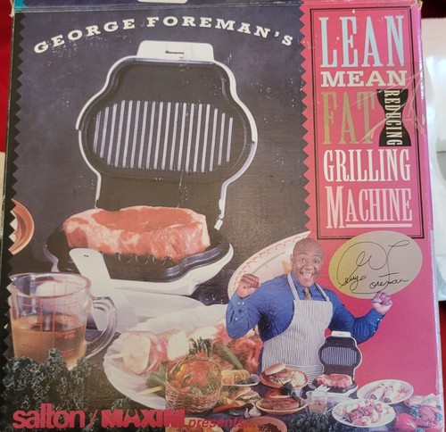 George Foreman's Lean Mean Fat Reducing Grilling Machine | eBay