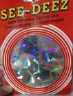 See-Deez Light Diffracting Spinner Disc (Vintage )RARE #7-Brand New ...