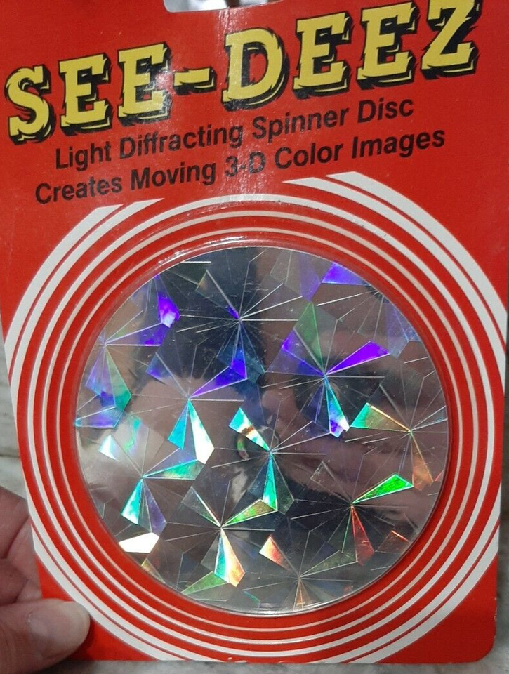 See-Deez Light Diffracting Spinner Disc (Vintage )RARE #7-Brand New ...