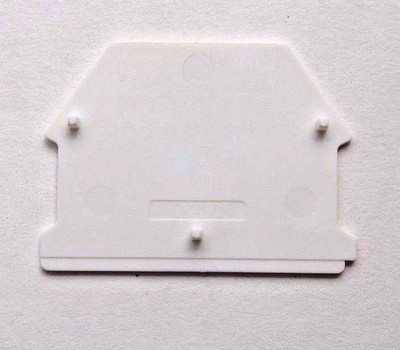DIN Rail Terminal Block End Covers 50 Quantity Dinkle DK4NC-WE for DK4N ...