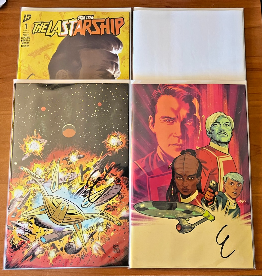 Star Trek: the Last Starship #1 Cover C-Michael Cho Foil Cover (IDW ...