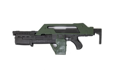 aliens pulse rifle M41A, Full size (75cm) heavy (3kg) painted version ...