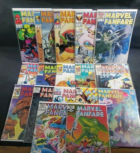 MARVEL FANFARE COMICS Lot Iron Man Spider-Man X-Men Hulk Moon Knight NM ...