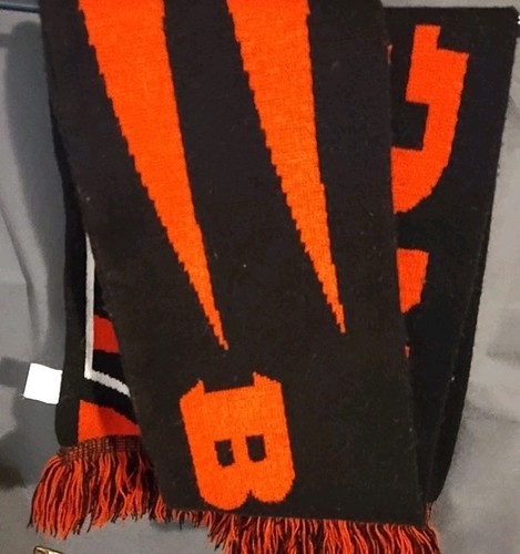 Cincinnati Bengals Scarf Logo NFL Forever Long | eBay