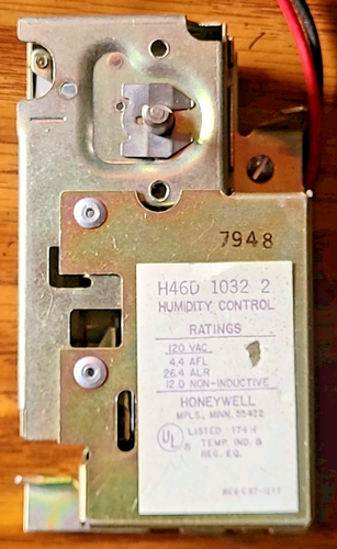 Honeywell H46D 1032-2 Humidistat Humidity Control Switch 120V – New ...