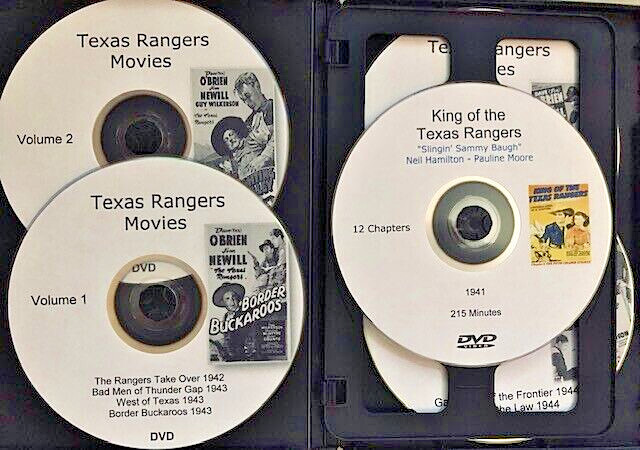 Texas Ranger Movies-8 DVDs Case Collection + Bonus King Of Texas ...