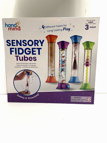hand2mind Sensory Fidget Tubes, Calming Toys for Kids, Occupational ...
