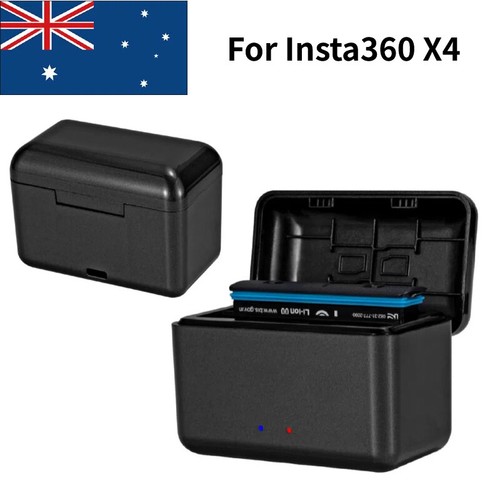 Battery Charger Case Portable For Insta360 X4 Camera Charging Box ...