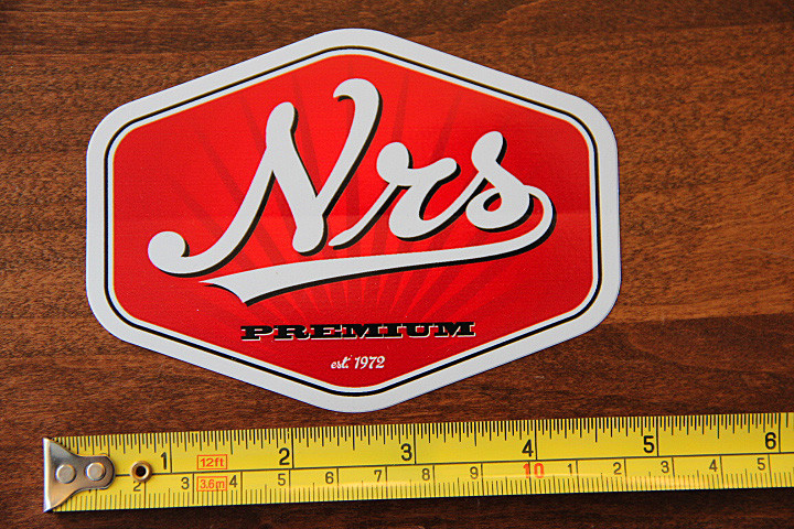 NRS Whitewater Kayak Spray Skirt STICKER Decal Red | eBay